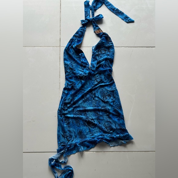 Dresses | This Cute Blue Mini Dress Perfect For A Night Out Or Going On ...